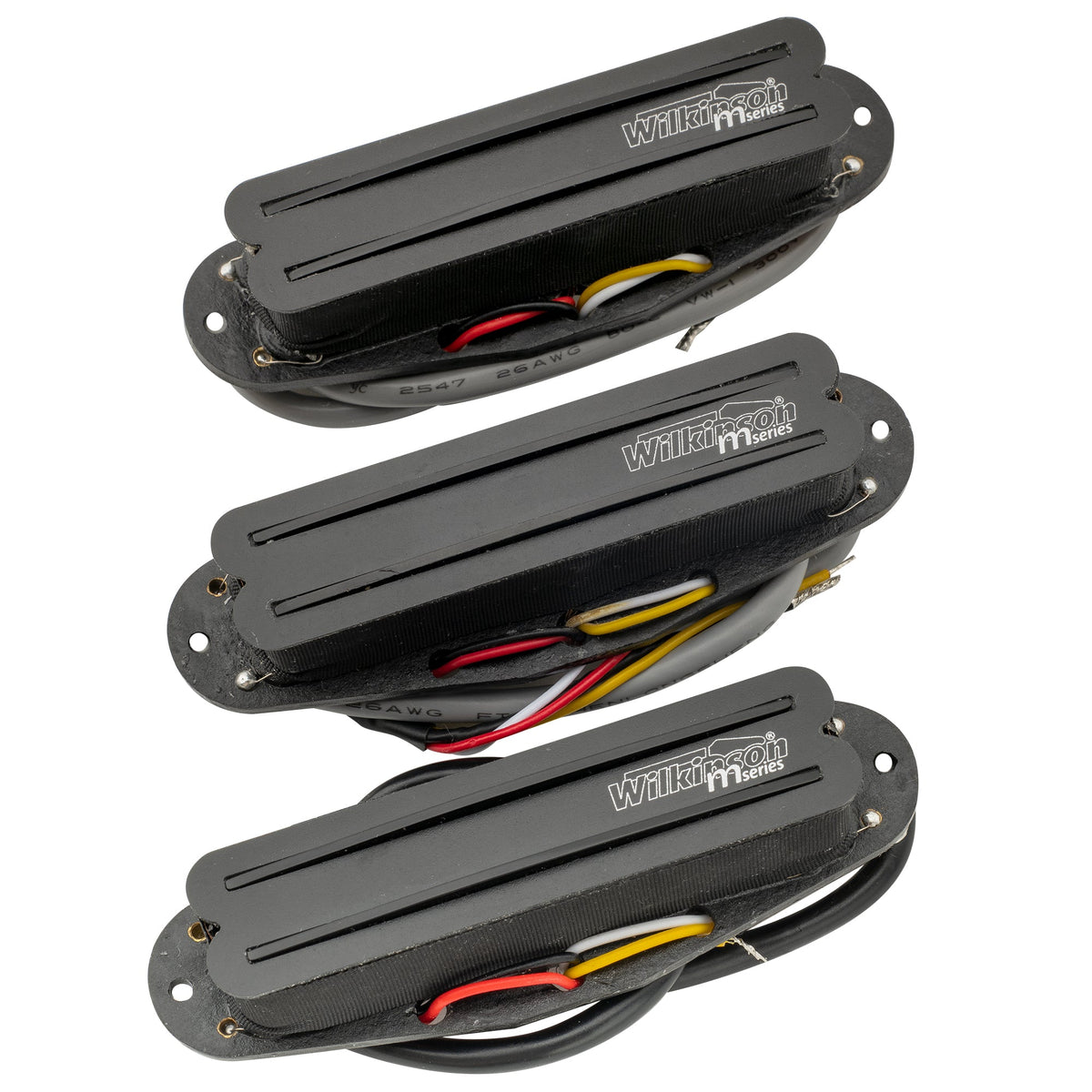 Wilkinson Low Gauss Rail Ceramic Humbucker Pickups Set for Strat Style ...