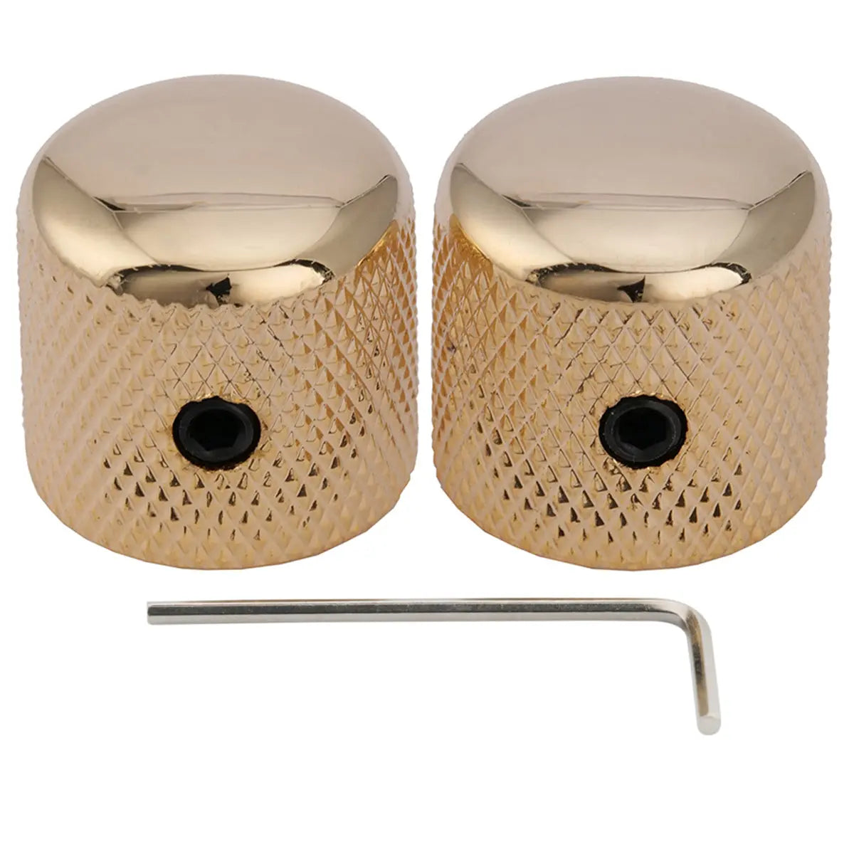 Musiclily 6mm Electric Guitar Bass Dome Control Knob with Set Screw ...