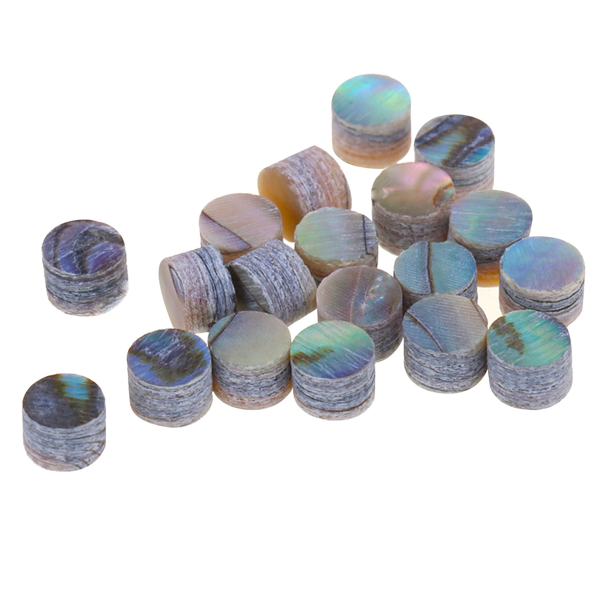 Musiclily Natural Paua Abalone Shell Guitar Fretboard Inlay Dots 20pcs ...