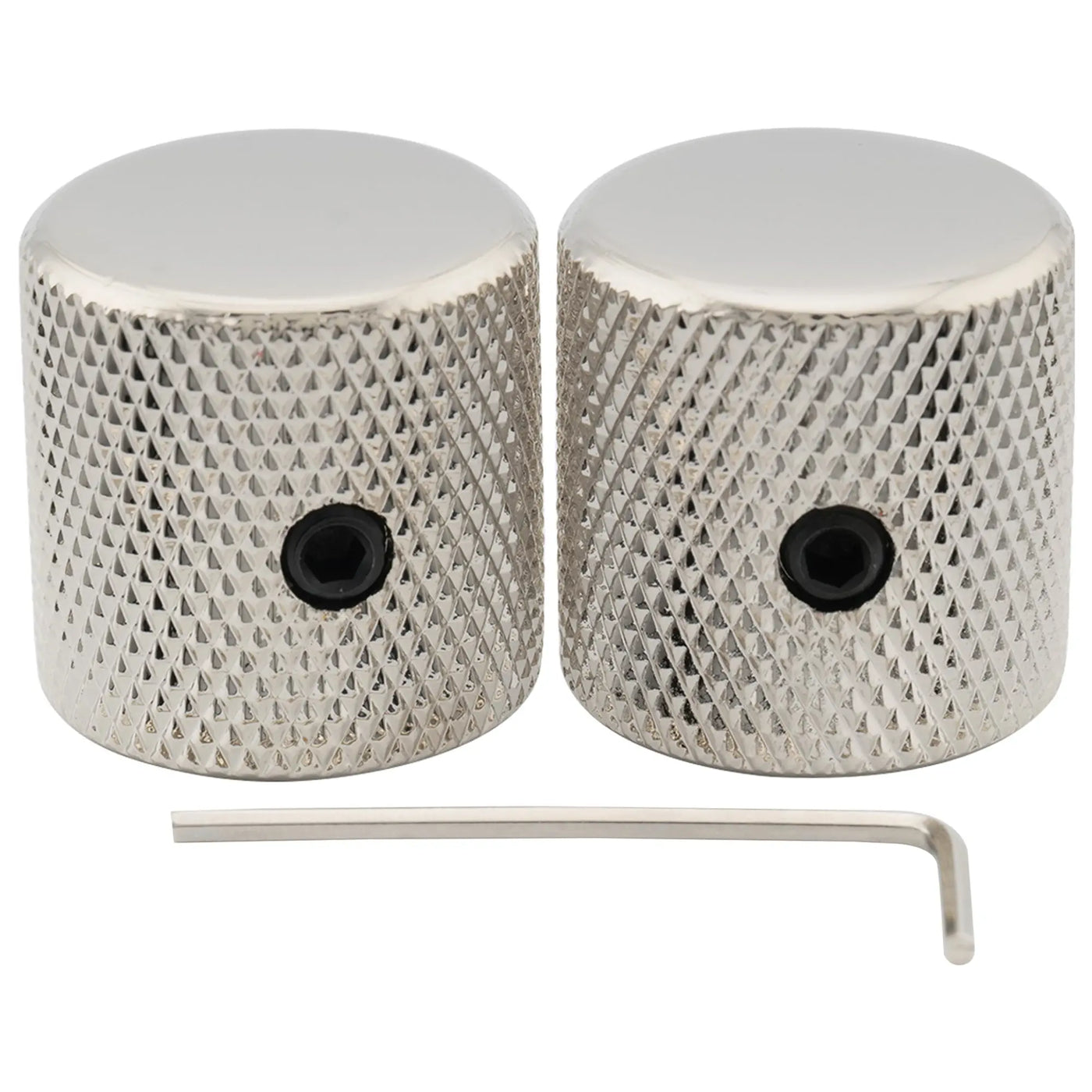 Musiclily 1/4 in Steel Fine Knurled Flat Top Pots Control Knob with ...