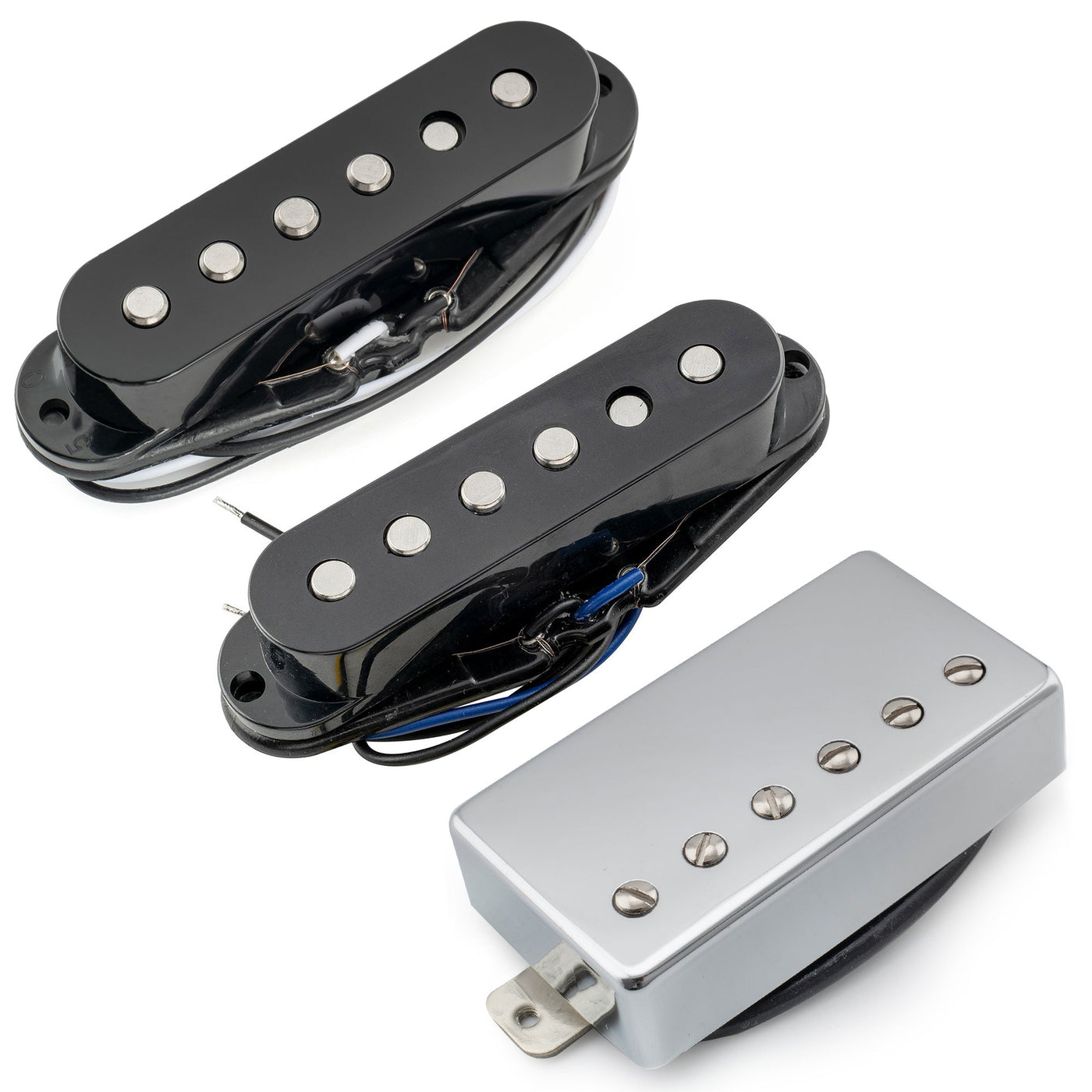 Musiclily ST-60SE Staggered Single Coil & Humbucker ST-HSS Pickups Set ...