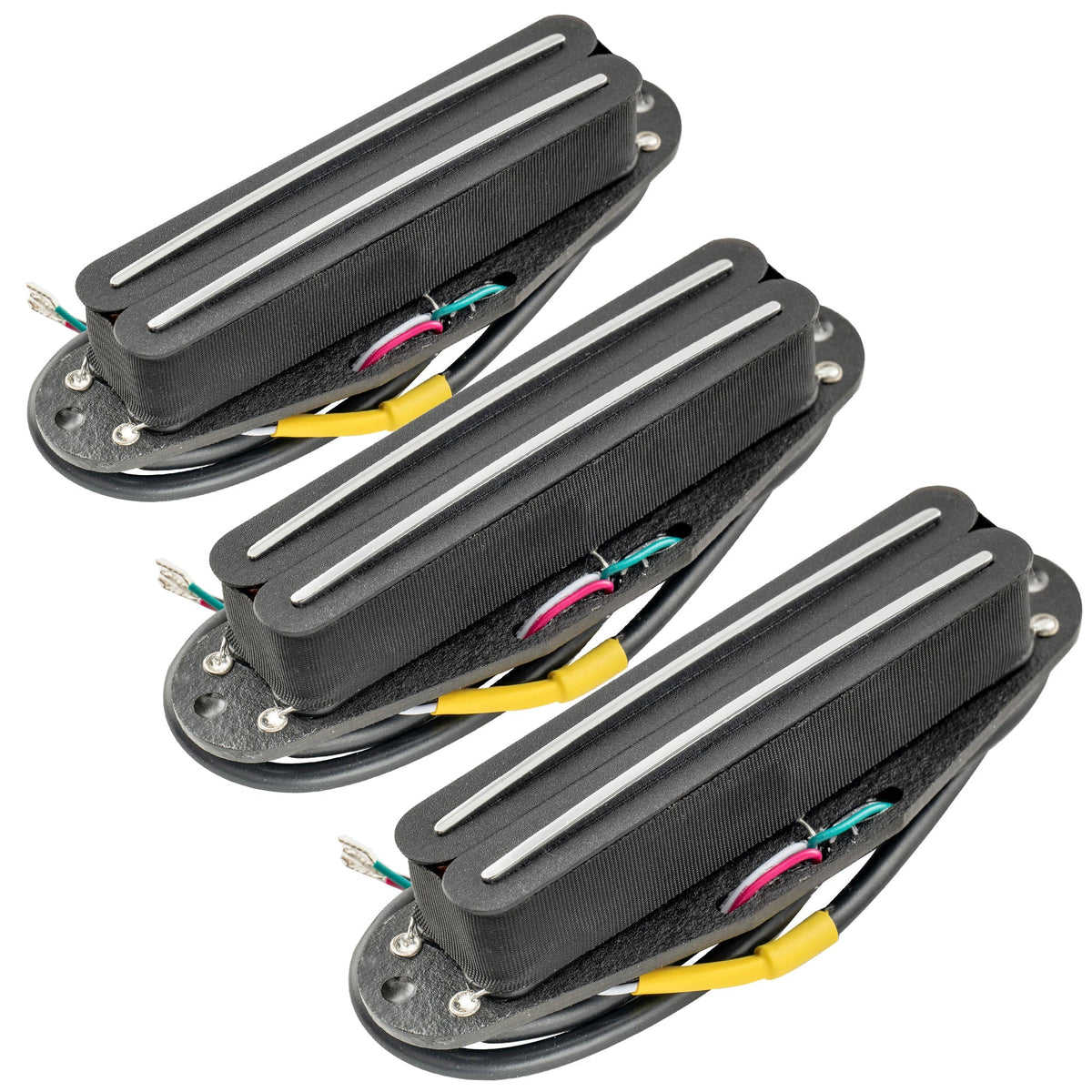 Musiclily Pro ST-DPHA Alnico 5 Rail Blade Dimensioni Single Coil ...