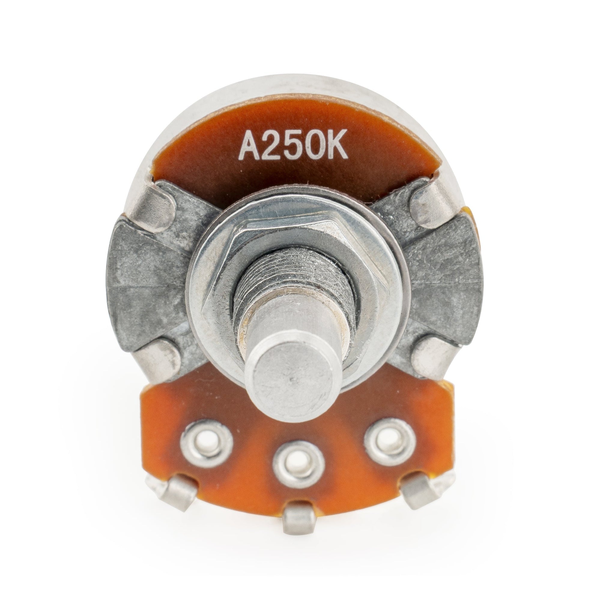 Alpha A250K Pots Metric Solid Standard Shaft 9.5mm Audio Taper Potenti ...