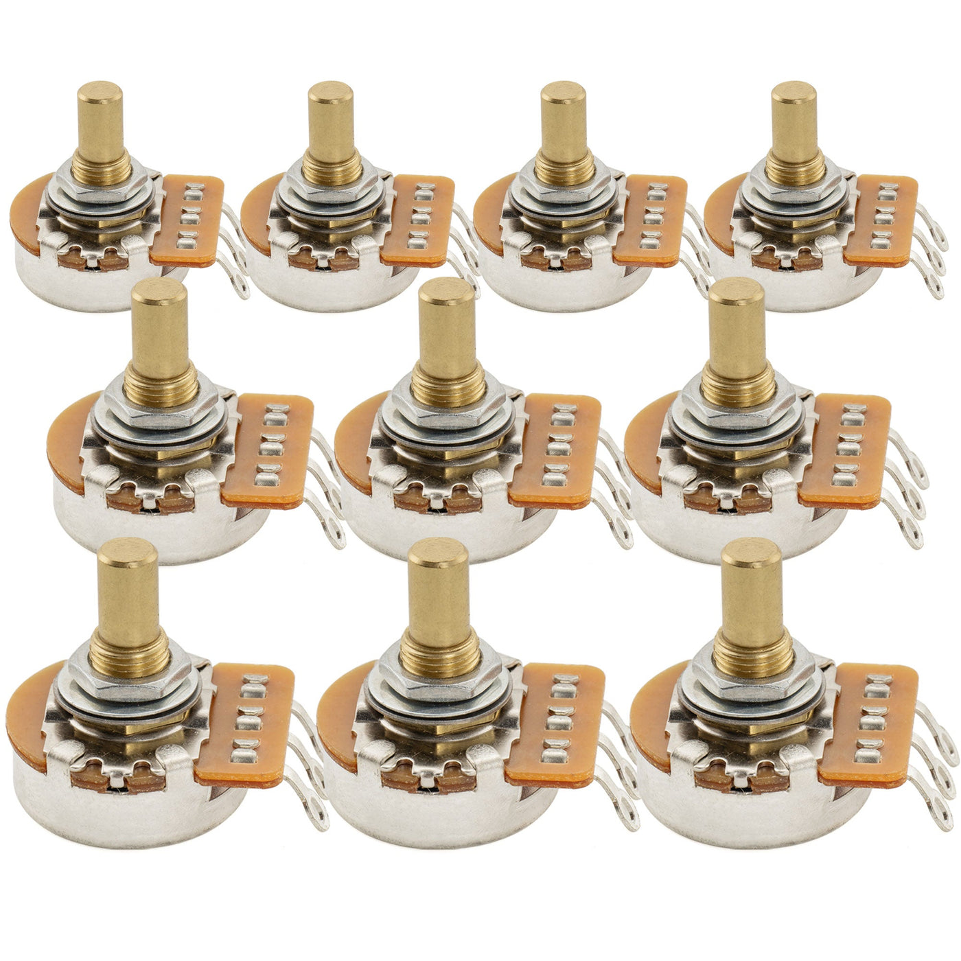 Musiclily Pro HD B250K Pots Brass Metric Solid Short Shaft 6.5mm ...