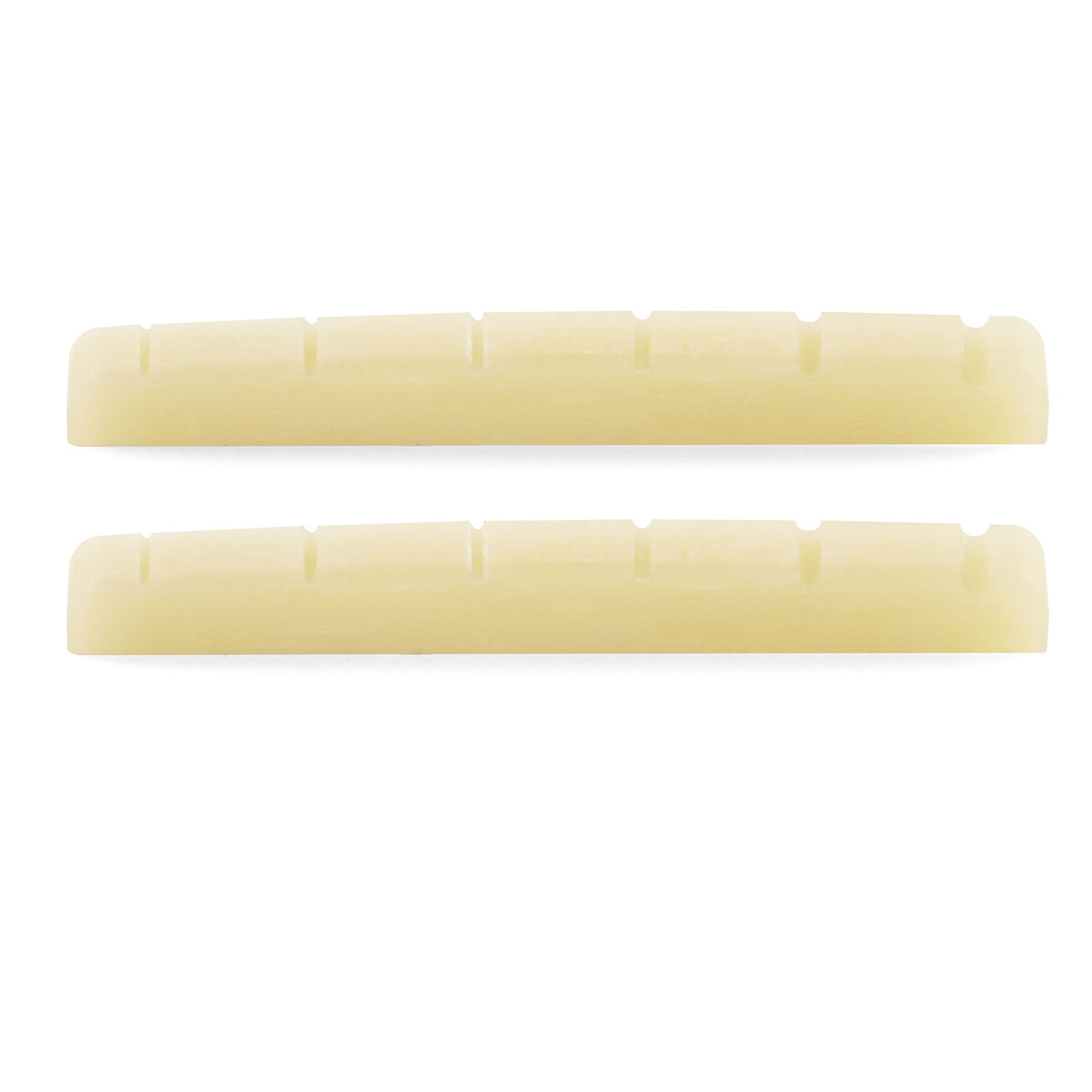 Musiclily Pro 40.5x3x5mm Flat Bottom Slotted Bone Nut for 6 String Squ ...